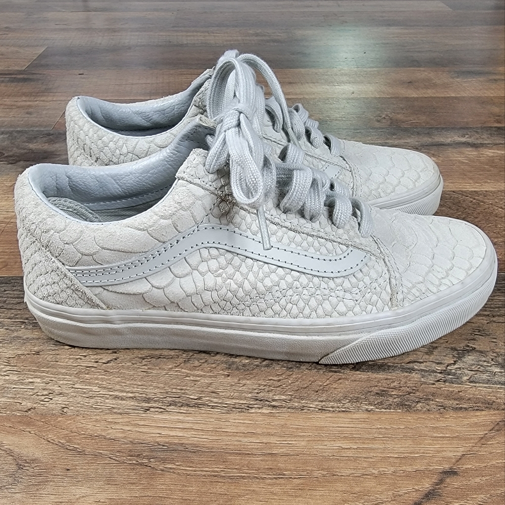 Vans Old Skool Suede Snakeskin Sneakers - Gem